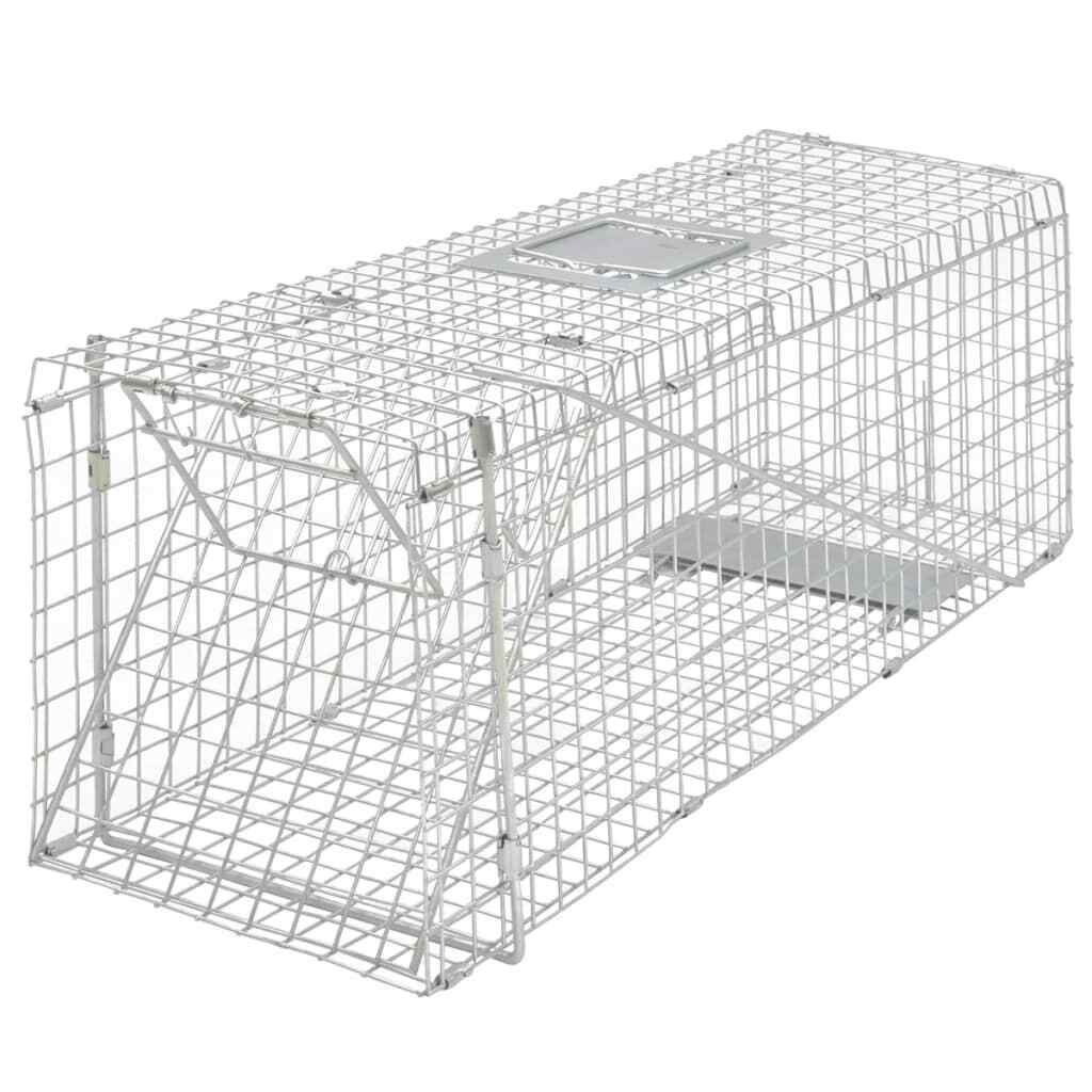 Large Live Trap Humane Animal Safe Catch Cage Possum Rabbit Cat Hare ...