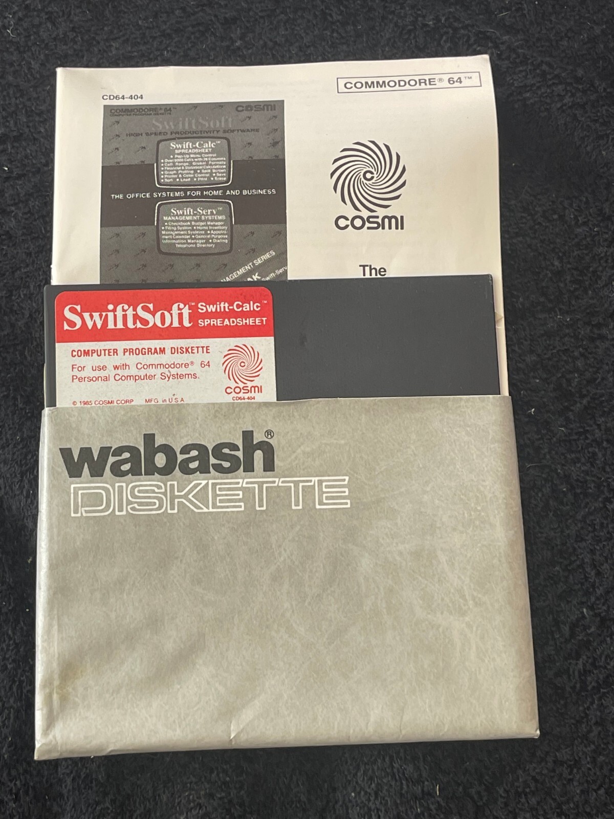 Swiftsoft swift-Calc Spreadsheet for Commodore 64 - 5.25 Media | eBay