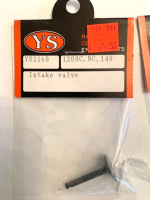 YS ENGINE PARTS intake valve ys2160 120sc nc 140 | eBay