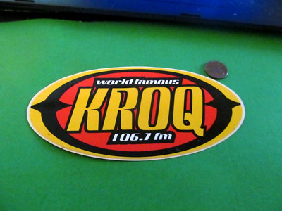KR0Q OVAL VINTAGE Sticker / Decal ORIGINAL old stock | eBay