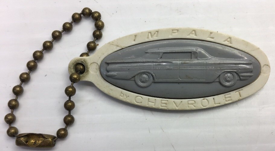 IMPALA CHEVROLET~KEY CHAIN~SAN JOSE CALIF~TRI-COURTESY CHEVROLET ...