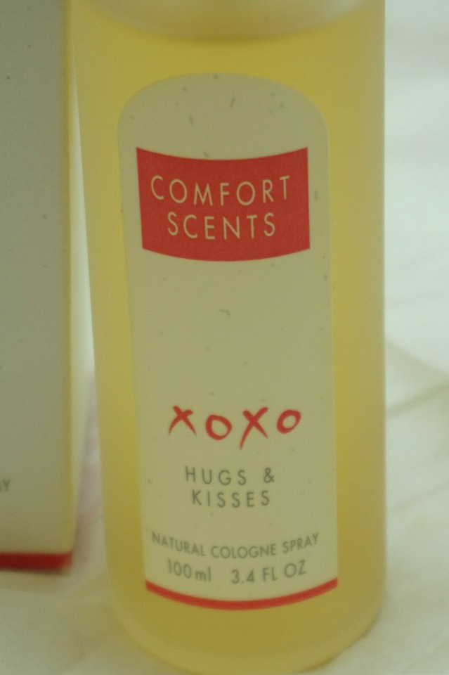 VINTAGE AVON HUGS & KISSES COLOGNE SPRAY XOXO COMFORT SCENTS 3.4 OZ BOX ...