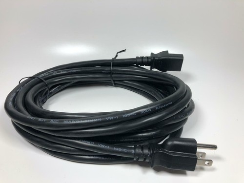 E204978 300V 16AWG SVT MSL Power Extension Cable Cord | eBay