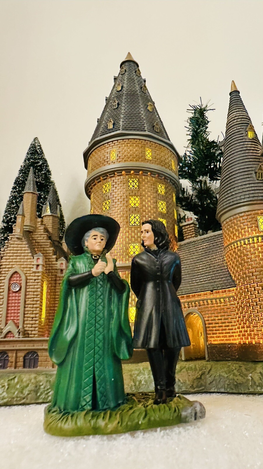 RETIRED Dept 56 Harry Potter Wingardium Leviosa! And Snape & McGonagall ...