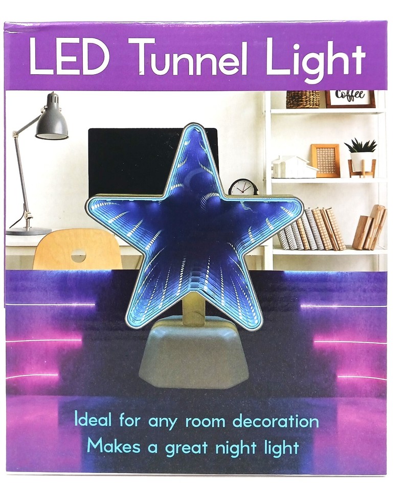 Star Shaped LED Tunnel Light Infinity Effect | eBay