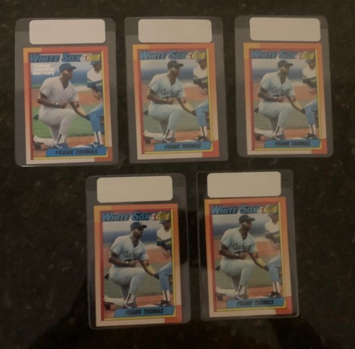 FRANK THOMAS ROOKIES LOT 1990 Topps Baseball............... 5 TOTAL | eBay