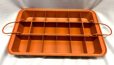 Copper Chef Bake & Crisp Brownie Pan + Gotham Steel Crisper & Bacon ...