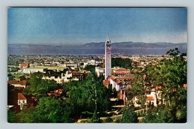 Berkeley CA, University Campus, San Francisco Bay, California Vintage ...