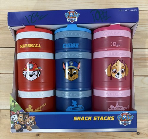 WhisKware PAW Patrol Snack Stacks Containers 3 Pack | eBay