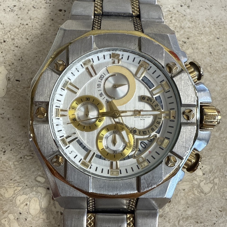 Daniel Steiger Men's Wristwatch 9043T-M Chronograph 2 Tone Phantom RX ...