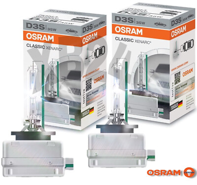 2x D3S OSRAM 66340CLC LAMPEN SCHEINWERFER CLASSIC XENON LED BRENNER ...