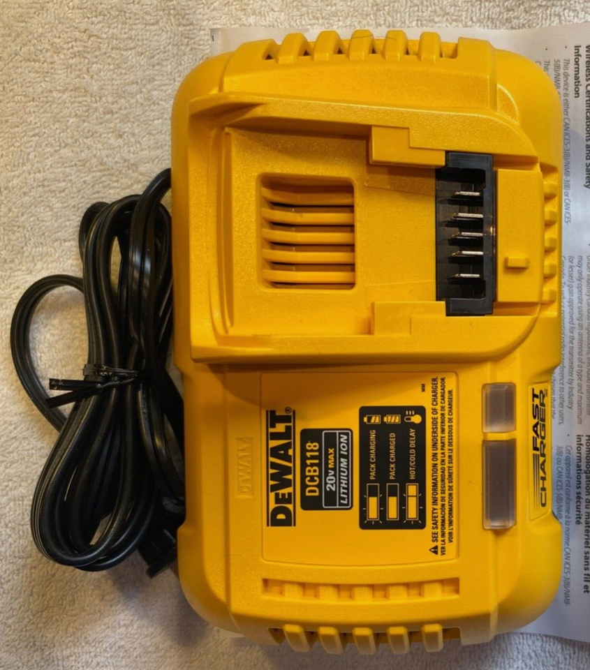 New Dewalt DCB118 20V 20 Volt Max Fast Charger | eBay