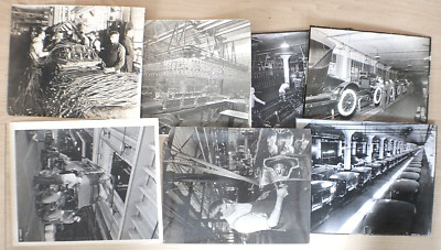 1910s-1920s ford model t assembly line photos vintage 7 included ...