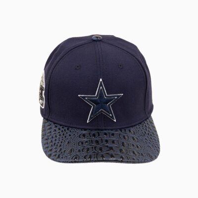 Dallas Cowboys NFL Leather Visor Flatbrim Snapback Hat | eBay