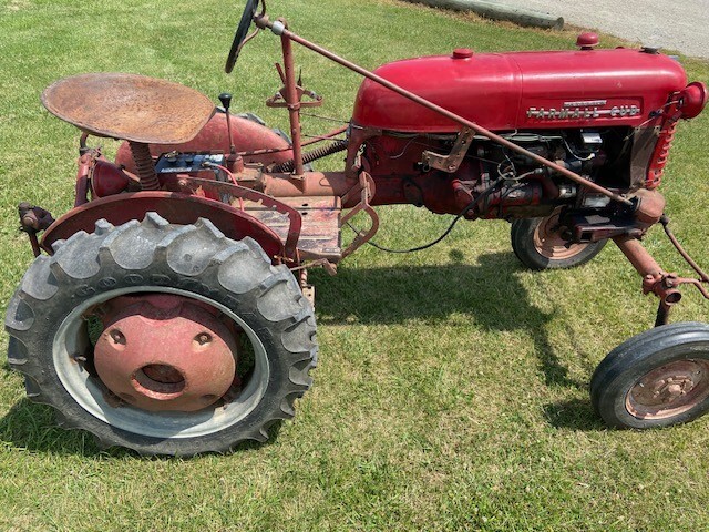 195 Farmall Cub IH NICE tractor 1pt quick hitch drawbar weights runs ...