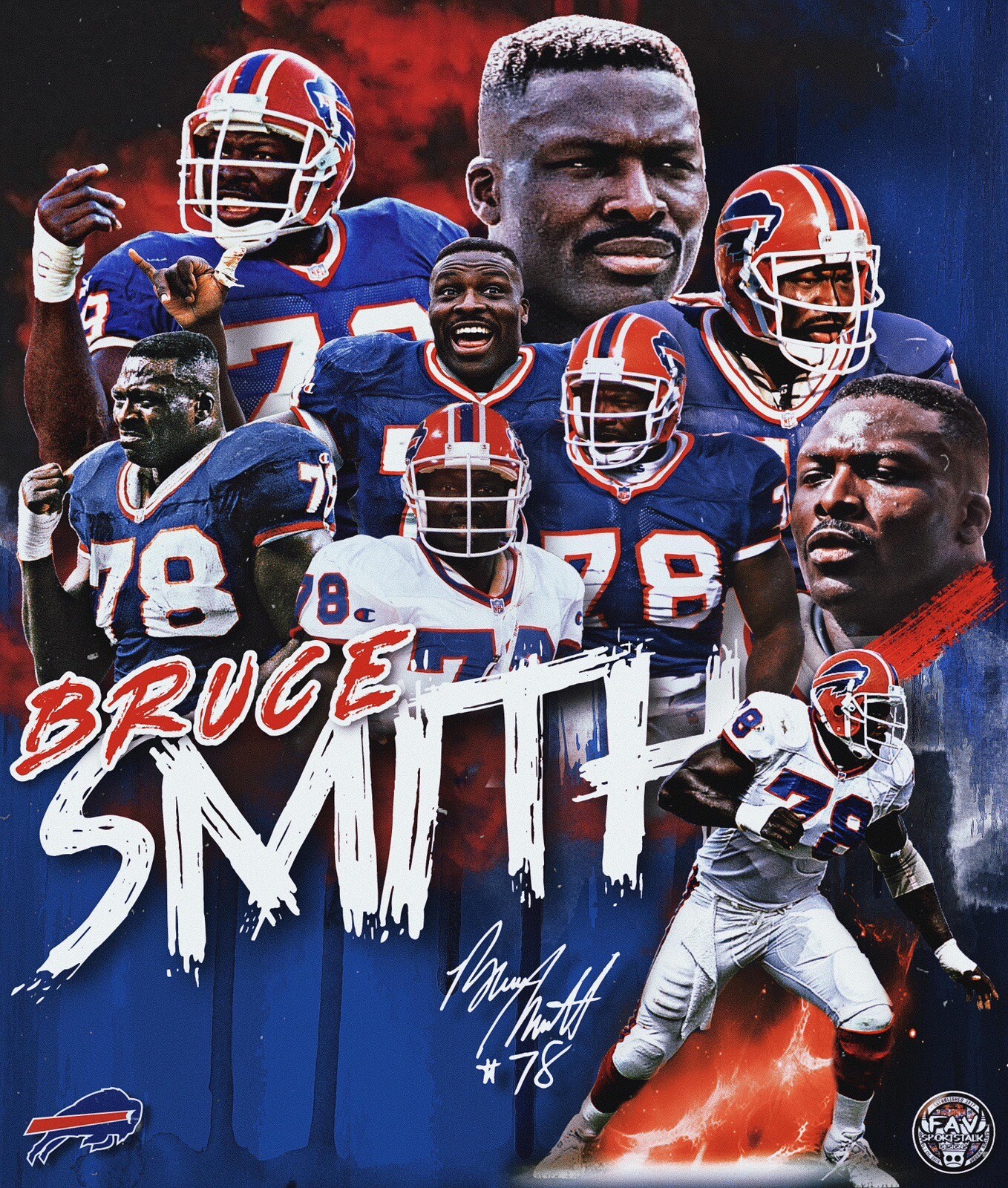 BRUCE SMITH & ANDRE REED NFL DEBUT & PRO DEBUT 1985 TICKETS (2) BILLS ...
