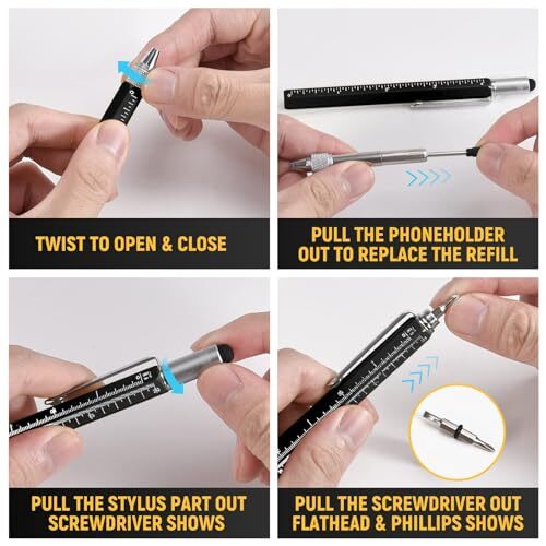 BIIB Dad Gifts for Fathers Day, Multitool Pen Gifts for Dad, Father's ...