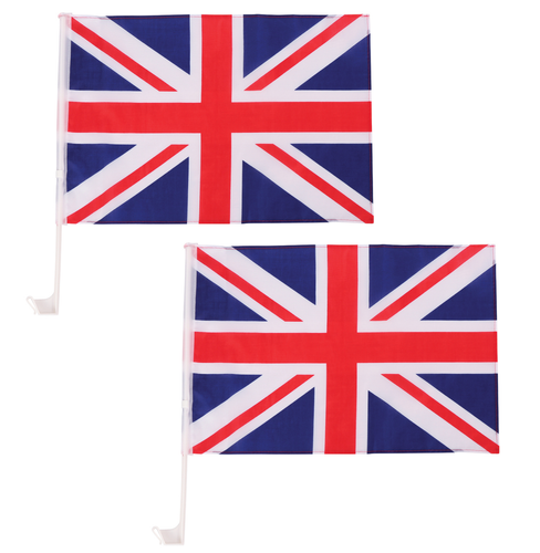 Union Jack Car Window Flags UK Great Britain Royal British VE DAY PACK ...