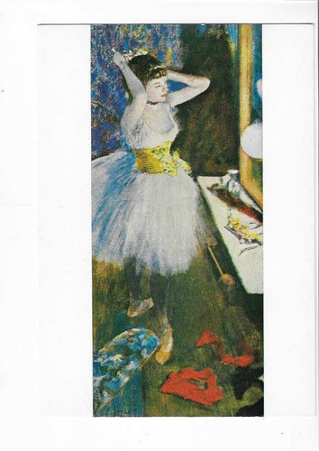 PEINTURE PEINTRE EDGAR DEGAS DANSEUSE DANS SA LOGE | eBay