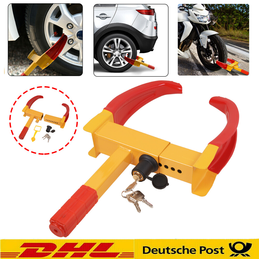 Radkralle Parkkralle Reifenkralle Wegfahrsperre Anhänger ...