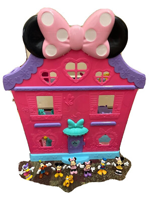 Mickey and mini mouse play house and figures toys | eBay