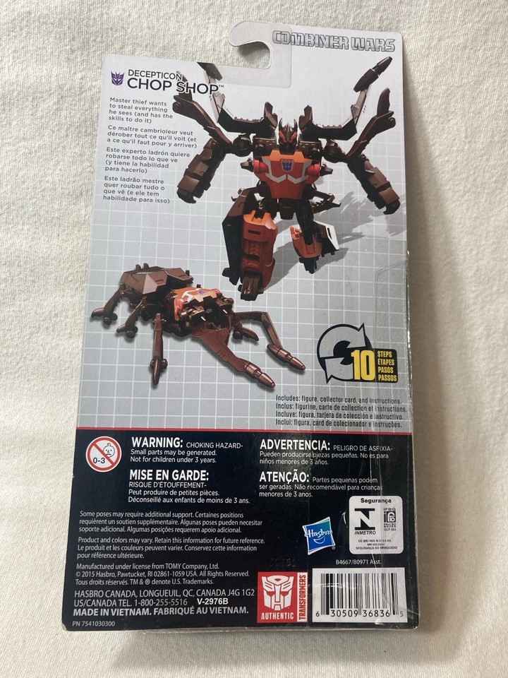Transformers Combiner Wars Chop Shop Legends (core) Class 2016 Sealed ...