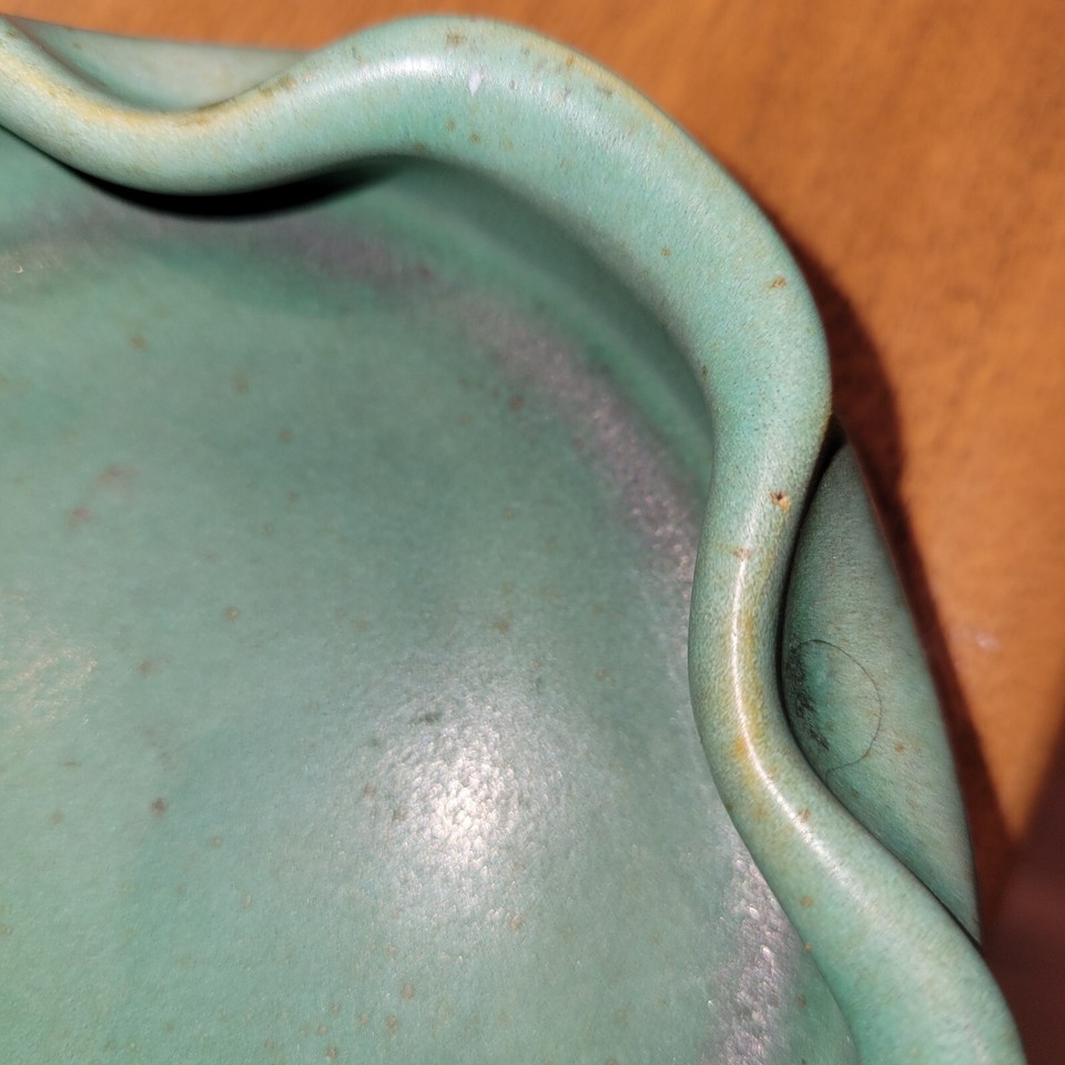 TECO Pottery Classic Antique Vase, Shape 275, W.D. Gates, Matte Green ...