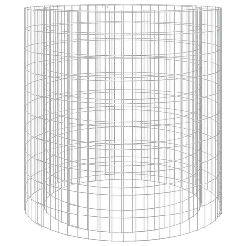 Round Gabion Fire Pit Galvanised Iron Wire Fence Wall Cage Pits Fencing ...