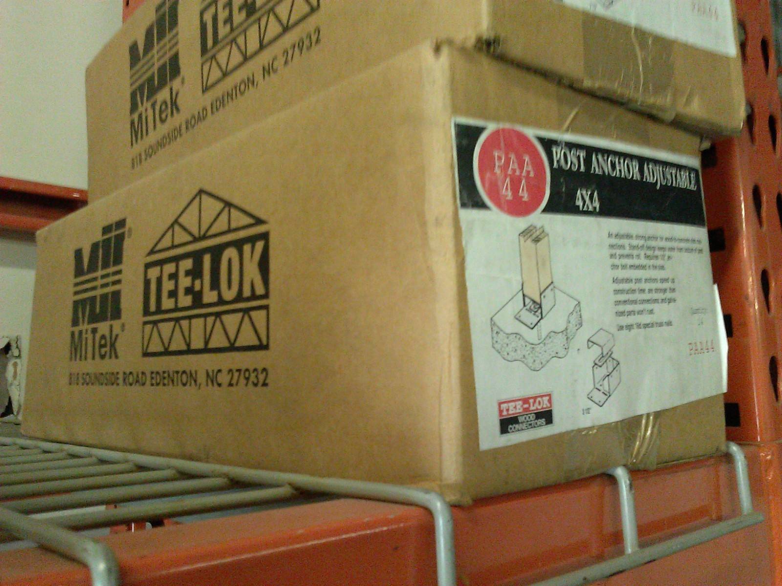 REPLACEMENT PAA44 NER487 FOR (1) Simpson Strong-Tie ABA44 Post Base 4 ...