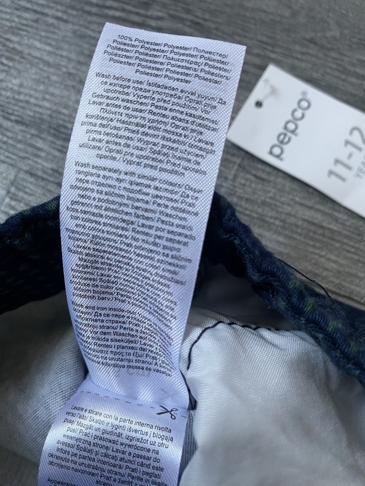 RRP £10 SIZE 11-12 YEARS 146cm BOYS JOGGERS TROUSERS PANTS PEPCO NAVY BLUE PRINT | eBay UK