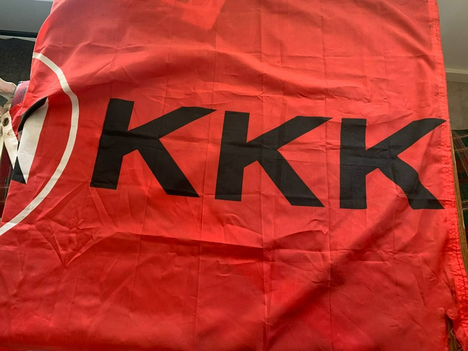 Vintage Ku Klux Klan ( KKK ) Fliers, Newspaper, Pin and Ceremony Used ...