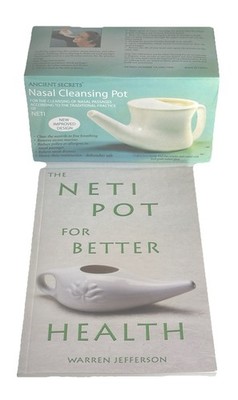 NETI POT Ancient Secrets Ceramic Nasal Cleansing Pot Sinus Allergies ...