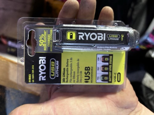 RYOBI BATTERY LITHIUM-ION USB RECHARGEABLE 4 VOLT 2AH FVB01 B1-2 | eBay