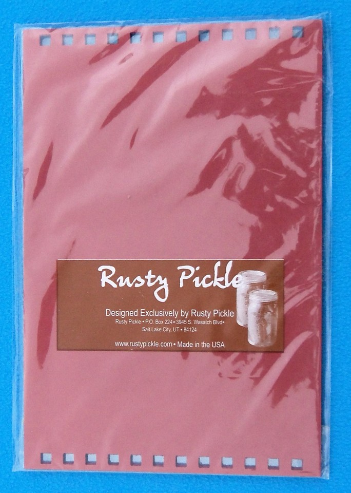 Rusty Pickle Double Cover Spiral Bound Deep Red Replacement Scrapbook ...