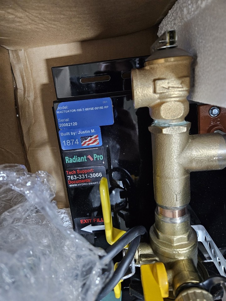 Hydronic Radiant Heat Control Panel, All Needed Components Assembled | eBay