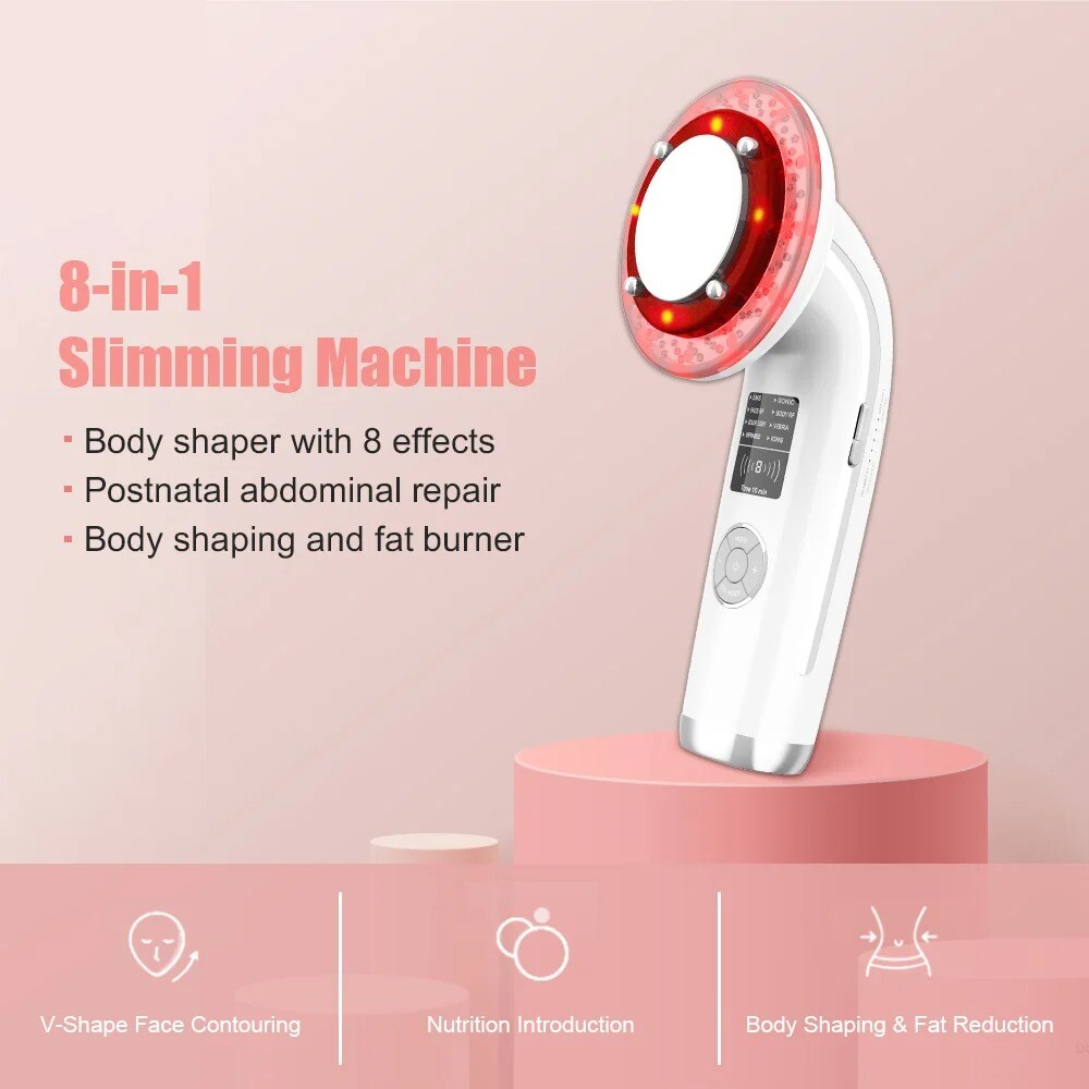 8 in1 Cavitation Fat Cellulite Remover Slimming Beauty Device Body ...
