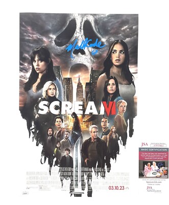 Scream VI Ghostface Mathieu Coderre Signed 11x17 Photo Movie Poster Scream 6 JSA | eBay