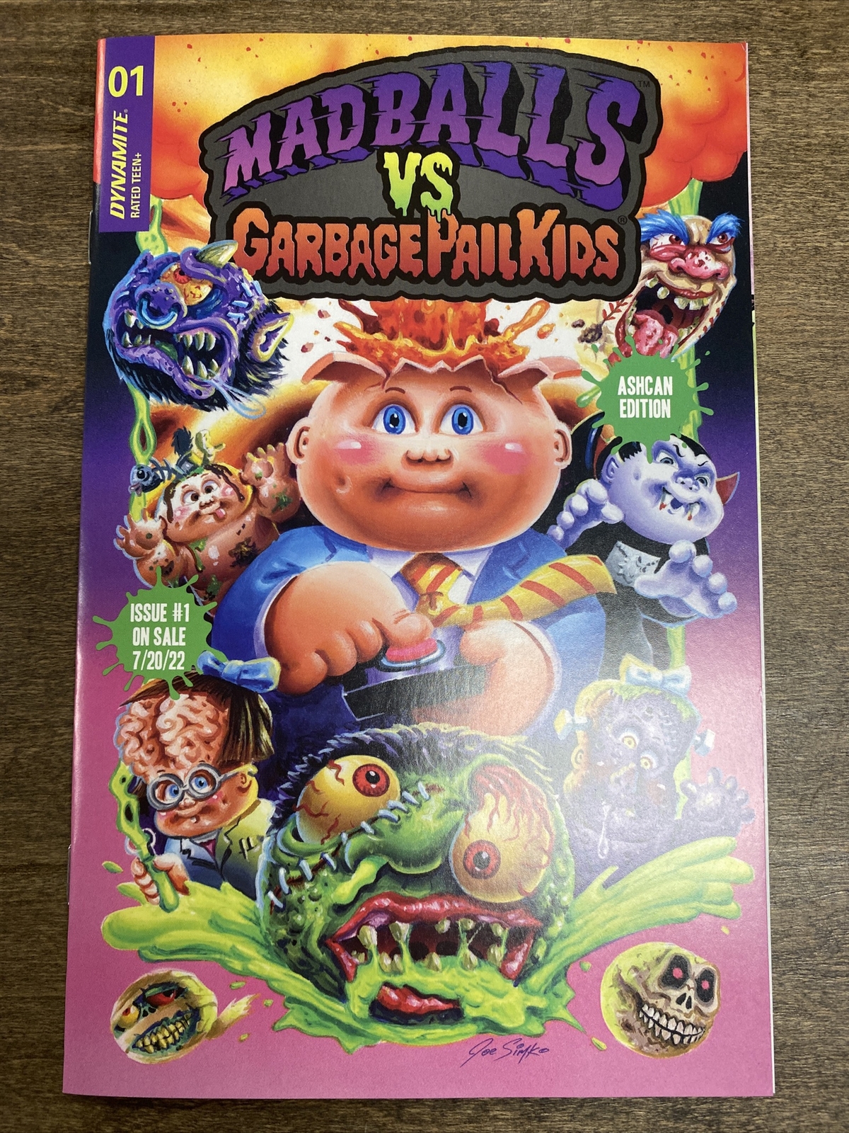 Madballs vs. Garbage Pail Kids (2022) #1 - Ashcan - Dynamite | eBay