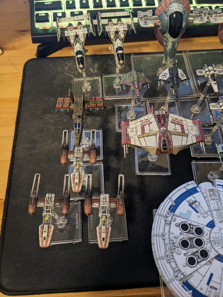 X-wing miniatures Scum Ship Collection Bases and Ships Only | eBay