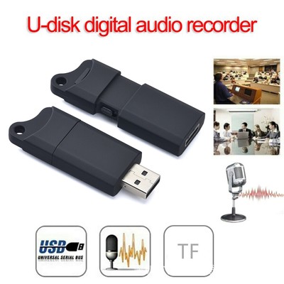 32G USB Flash Drive Voice Recorder Mini Digital Sound Audio Recording ...