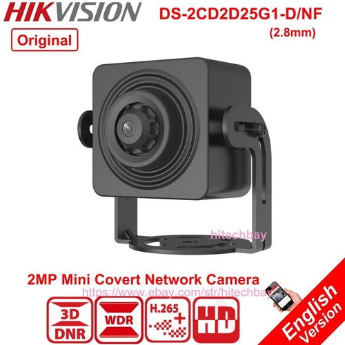 Hikvision DS-2CD2D25G1-D/NF 2MP Covert Mini Pinhole IP Network Camera ...