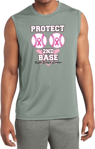 Buy Cool Shirts Breast Cancer T-shirt Protect Second Base Sleeveless ...