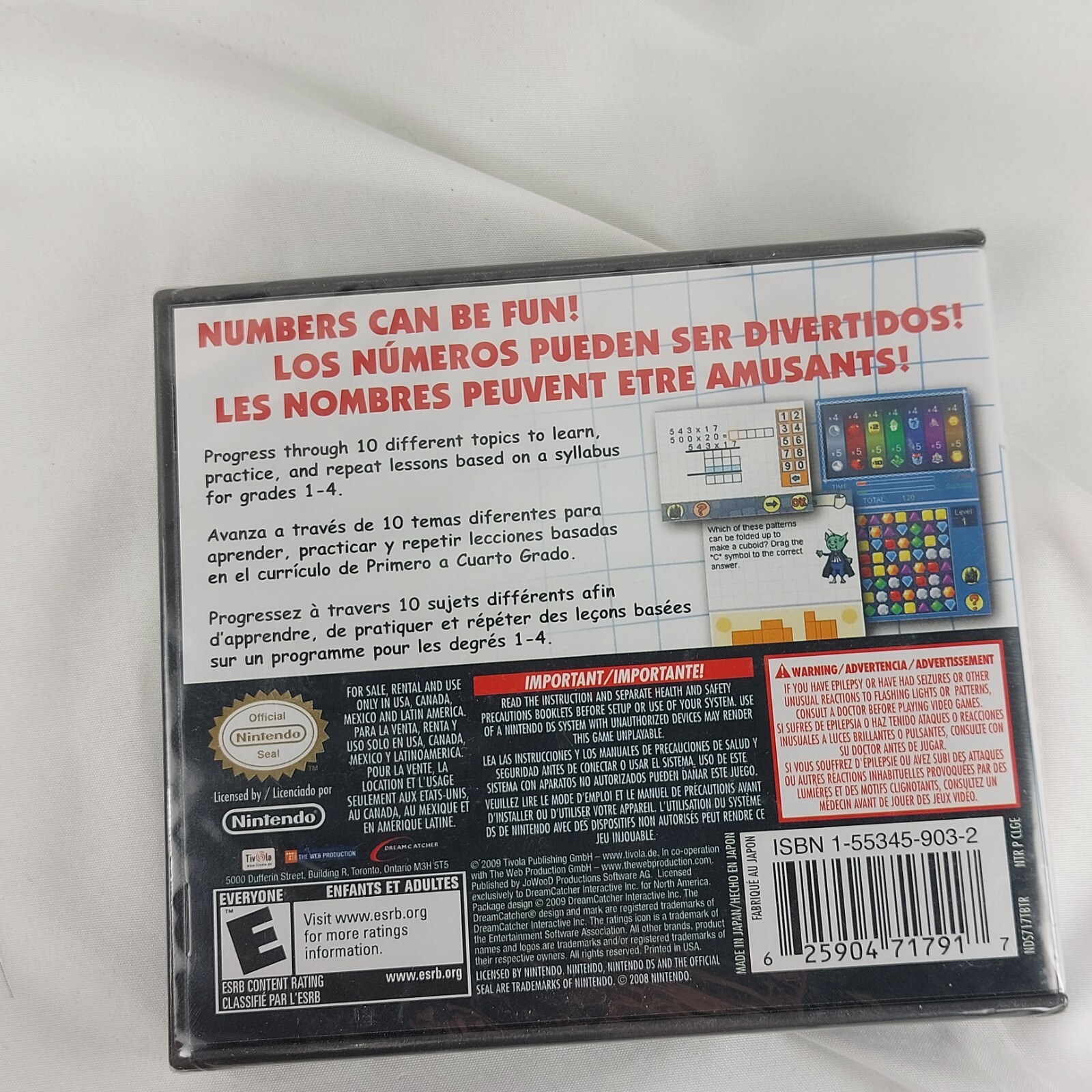 Learn Math: Grade School Math (Nintendo DS, 2009) for sale online | eBay