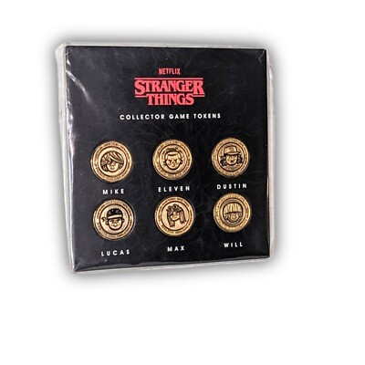 Stranger Things Palace Arcade Tokens 6 TOTAL exclusively Chicago POP up ...