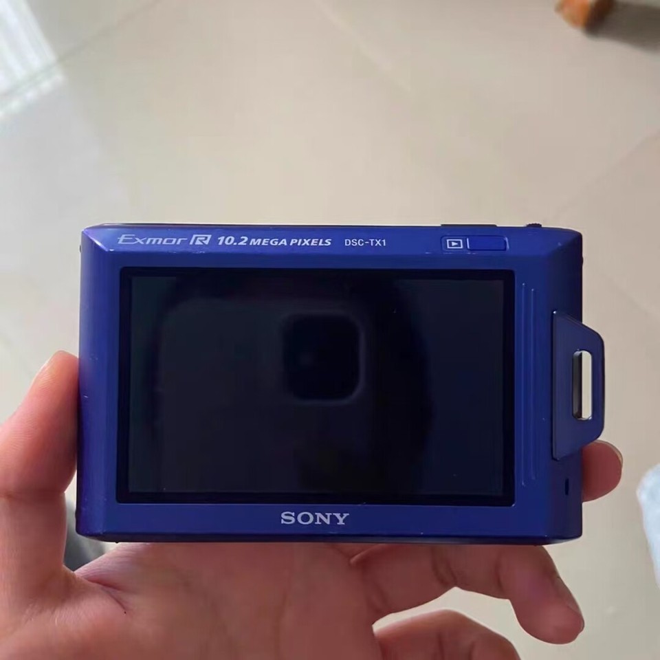 Sony Cyber Shot DSC-TX1 10.2MP 4x Optical Zoom Digital Camera Blue 85% ...