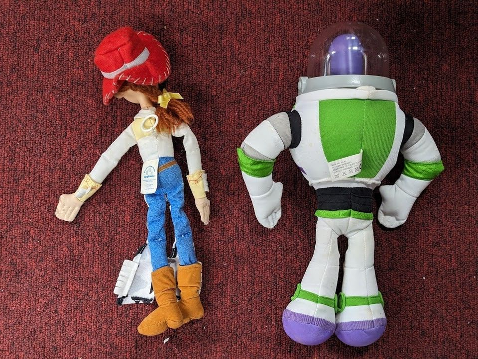 2- Toy Story 2 Jesse Plush Disney Store 16” Plush Doll Pixar Applause ...