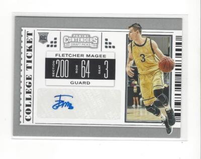 2019-20 Contenders Draft #130 Fletcher Magee RC AUTOGRAPH Wofford | eBay