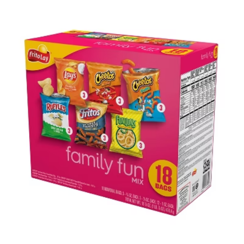 Frito-Lay Snacks Family Fun Mix Variety Pack - 18ct | eBay