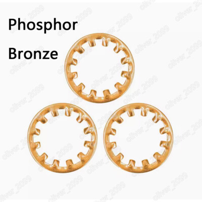 Phosphor Bronze Toothed Lock Washers With Internal Teeth M3 M4 M5 M6 M8 M10 | eBay