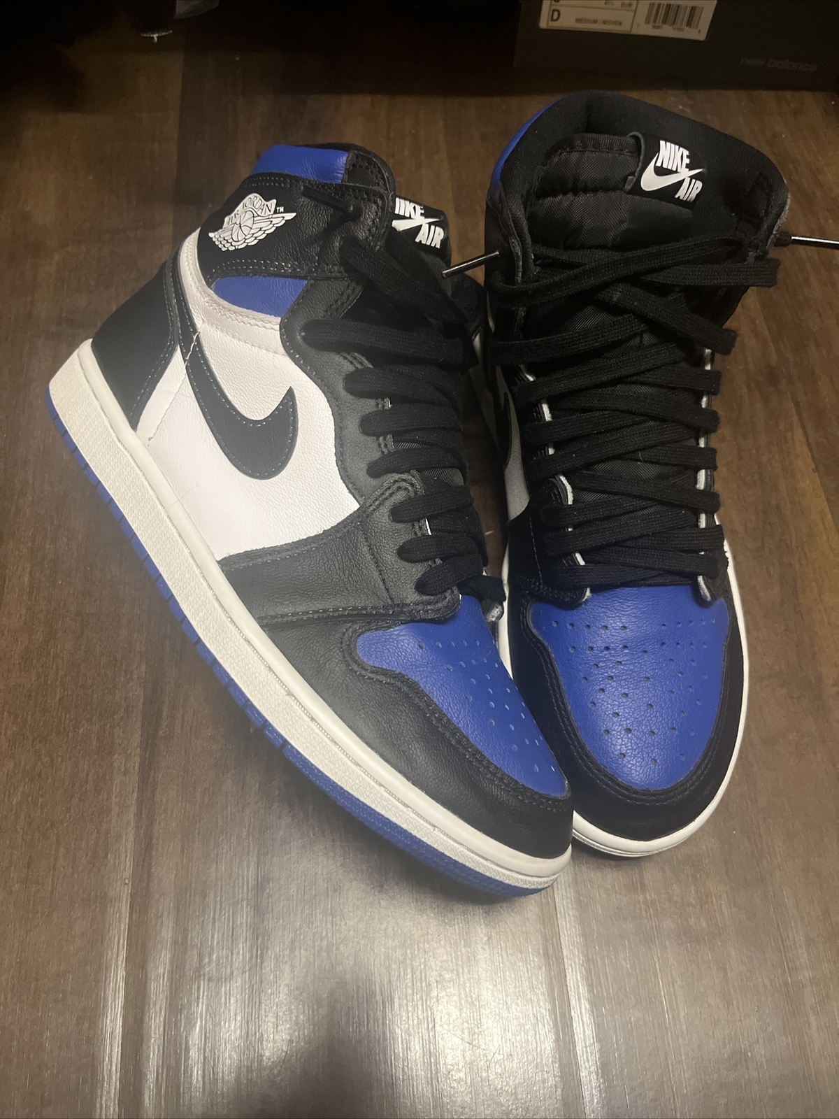 Jordan 1 Retro High Royal Toe 8M no box - Gem